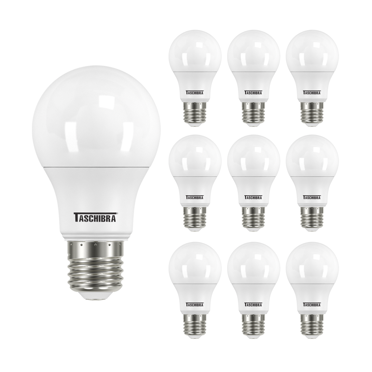 Kit 10 Lâmpadas Led Bulbo TKL 15W Taschibra E27 Bivolt