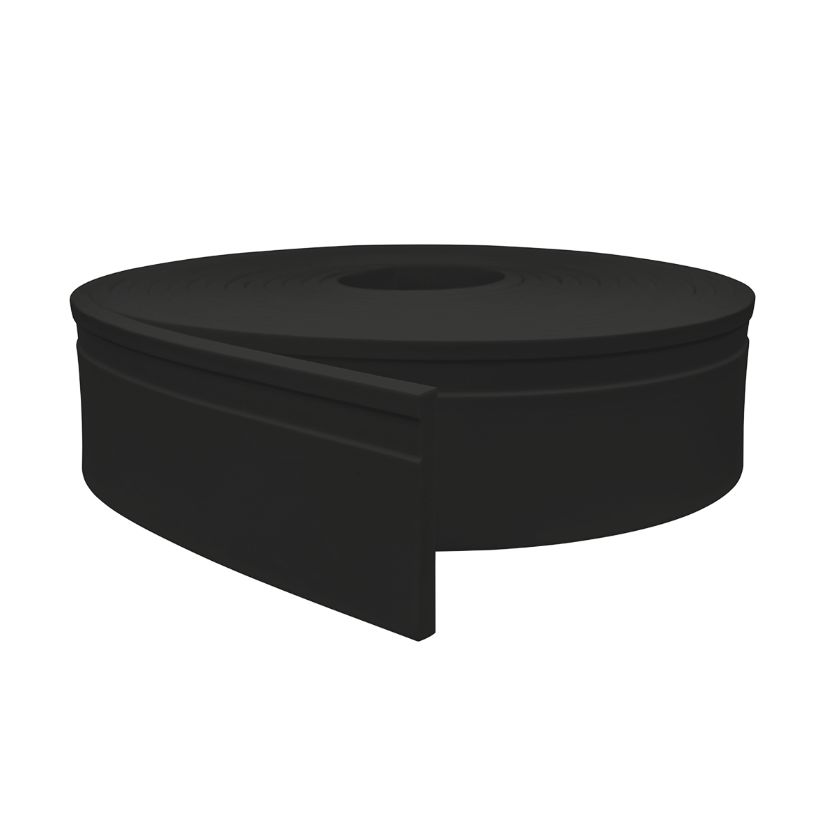 Rodapé EVA Autocolante 10cm Rp16 Preto 10 Metros MeuRodapé