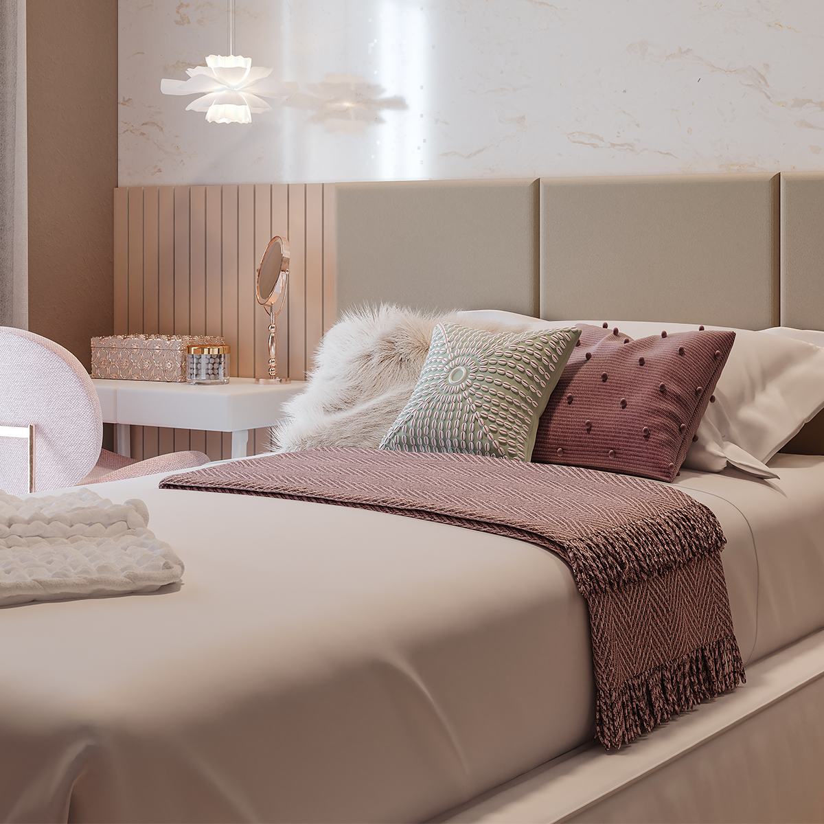 Painel Ripado EVA Laminado Autocolante 10cm Play Plus Rosa | Valor Do Metro