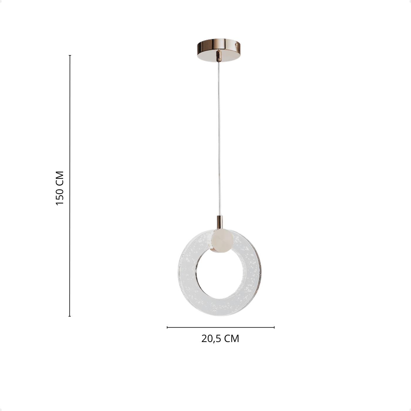 Pendente Led Moderno Taschibra Ravi Luz Quente 3000K Bivolt