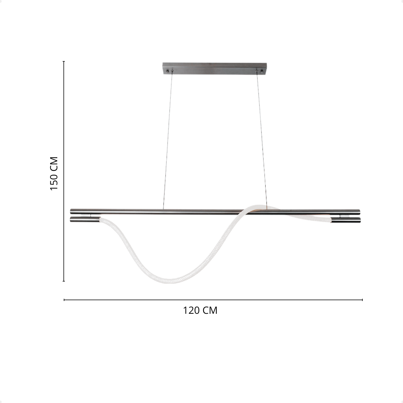 Pendente Led Moderno Taschibra Organic Tex Luz Quente 3000K Bivolt