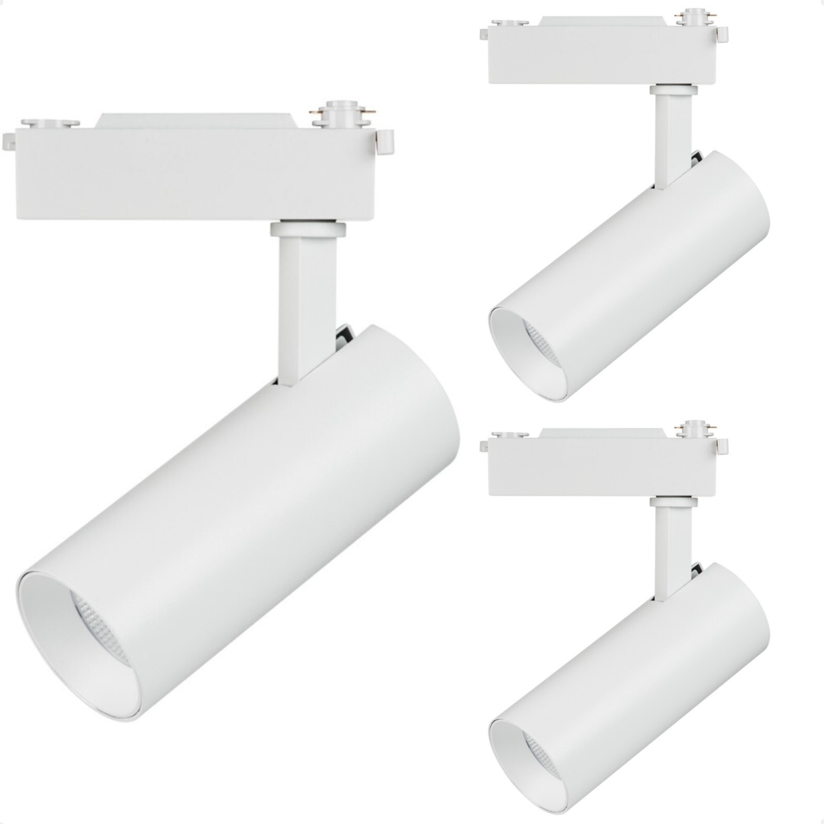 Kit 3 Spot Led MR16 para Trilho Eletrificado Branco 110/220v